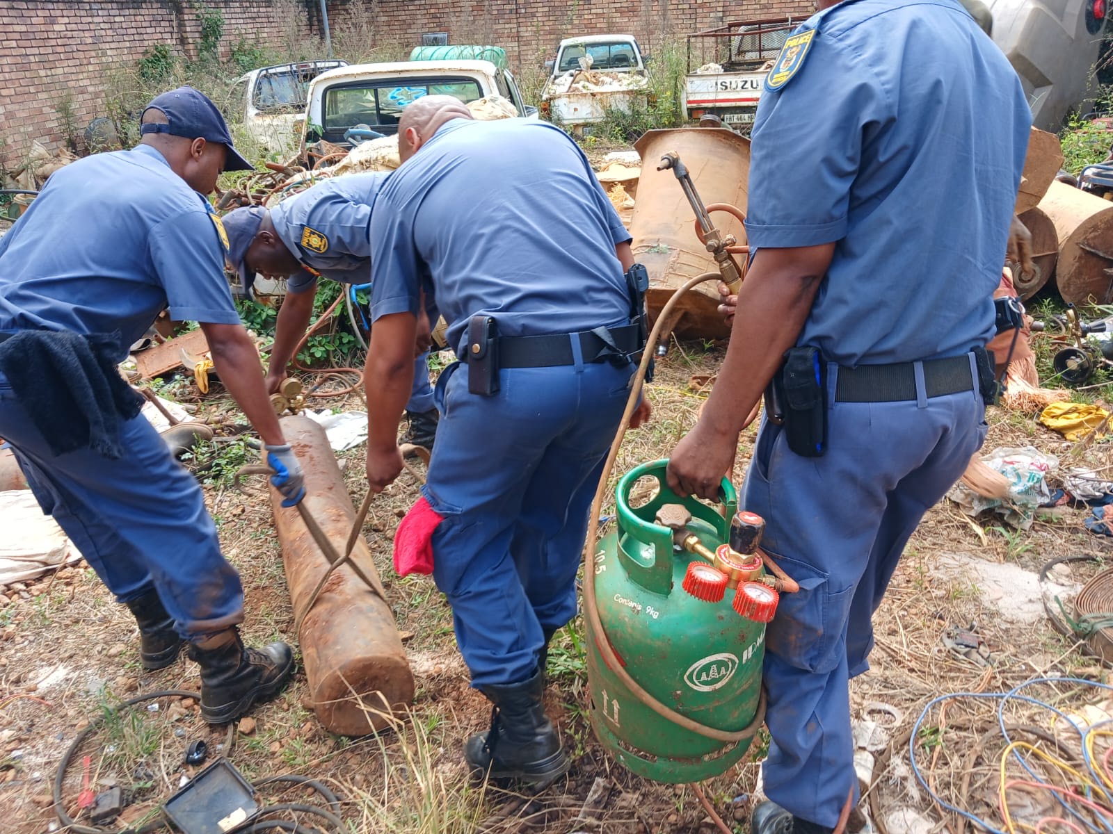 Illegal mining equipment seized during police operation - EMSAMO NEWS
