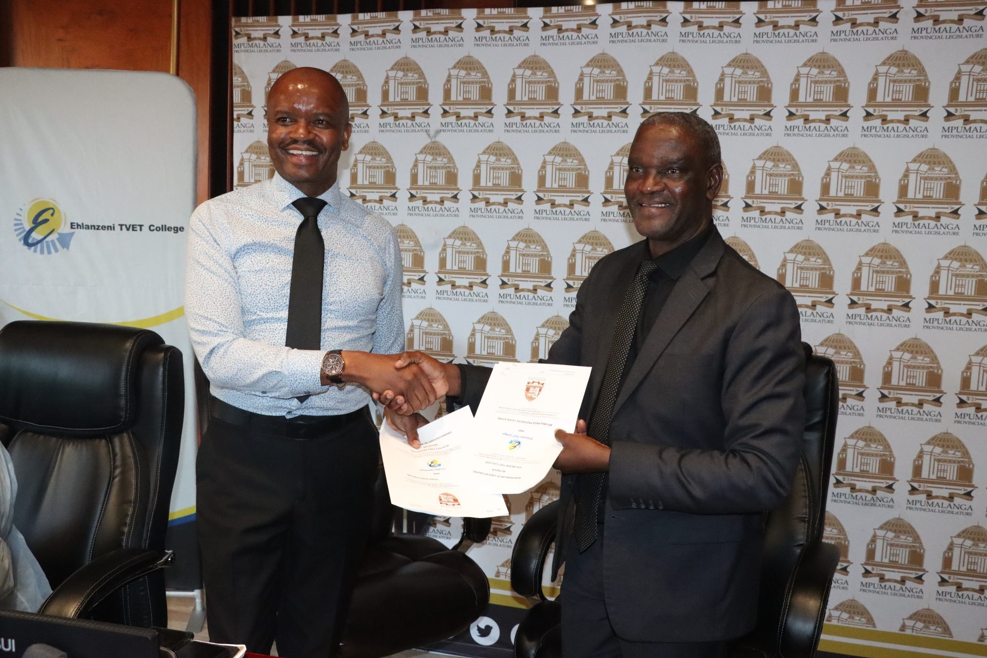 Ehlanzeni TVET College signs MOU with Mpumalanga Provincial Legislature ...